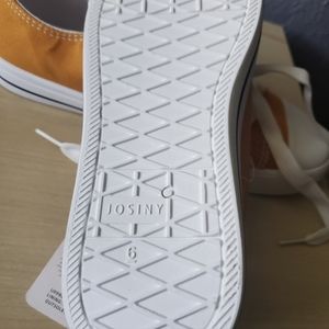 Josiny | Shoes | Mustard Yellow Josiny Slides Sneakers | Poshmark